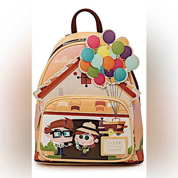 Loungefly | Bags | Colorful Pixar Up Themed Backpack | Poshmark